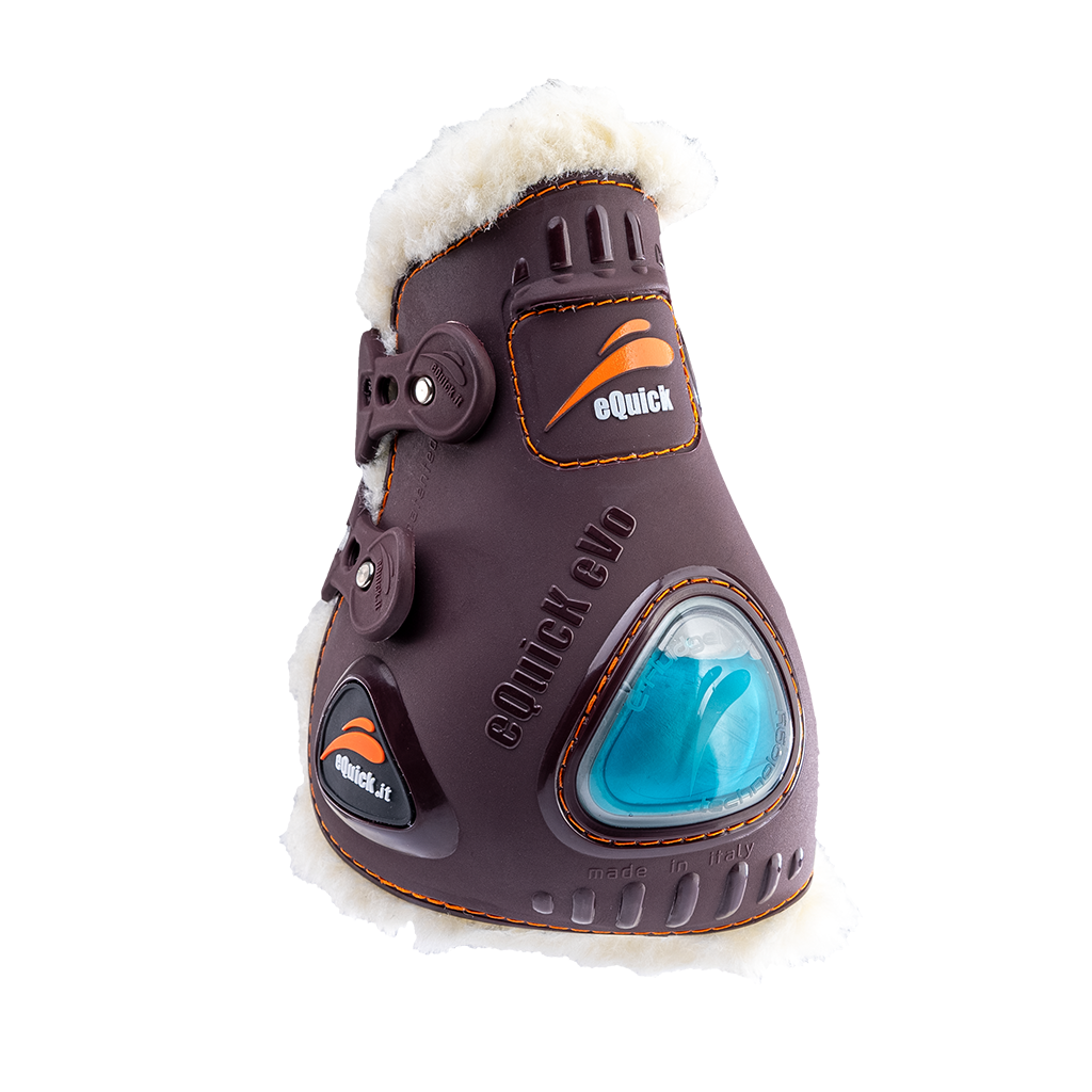 eQuick Fetlock Boots eVo Elastic Fluffy with Faux Fur | FUNDIS Equestrian