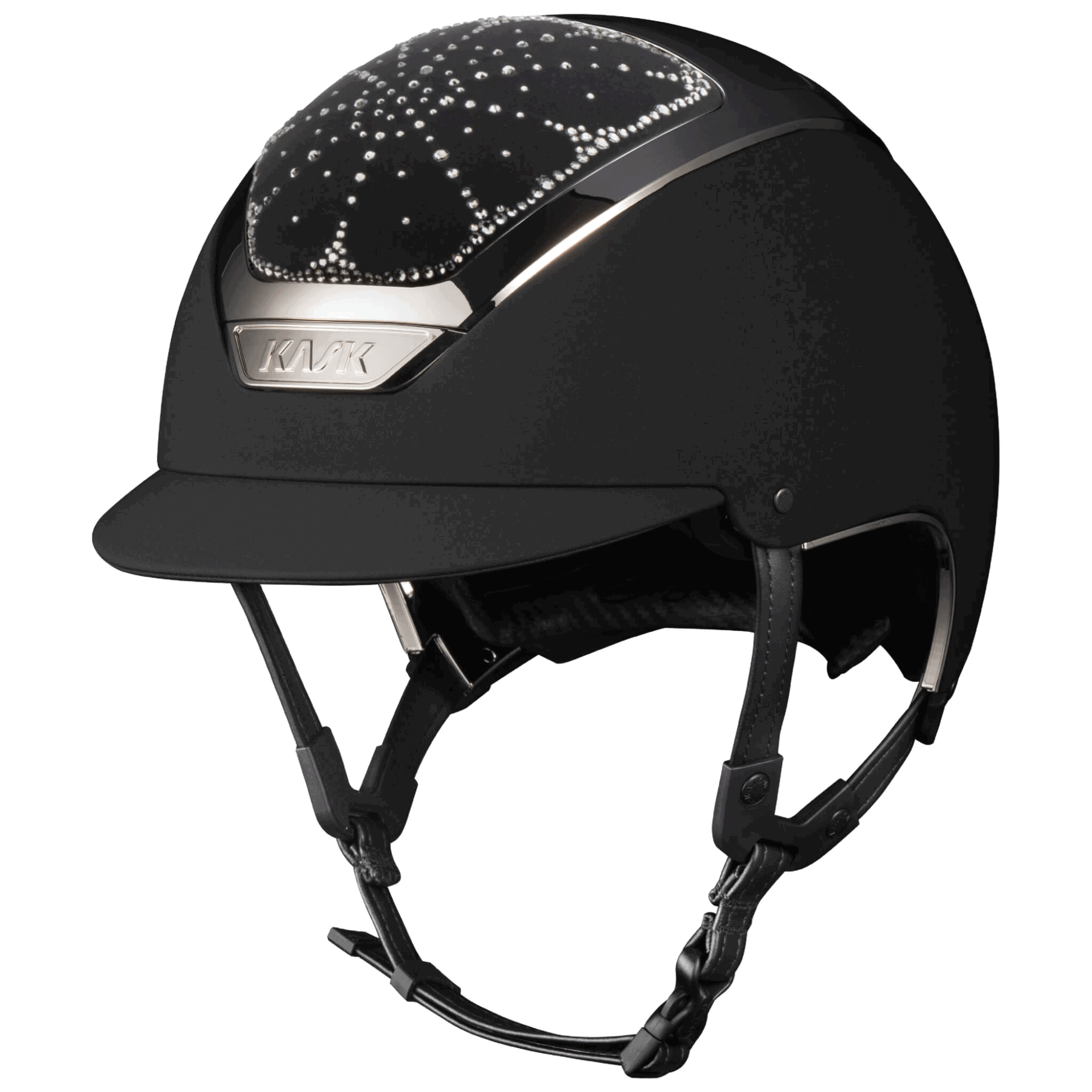 Kask Riding Helmet Dogma Chrome Swarovski Riviera Diamond | FUNDIS ...