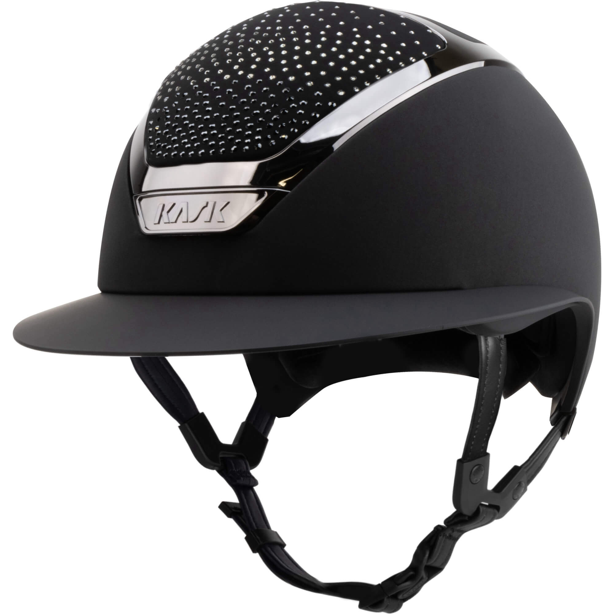 Kask Riding Helmet Star Lady Chrome Swarovski Waterfence Diamond Mix ...
