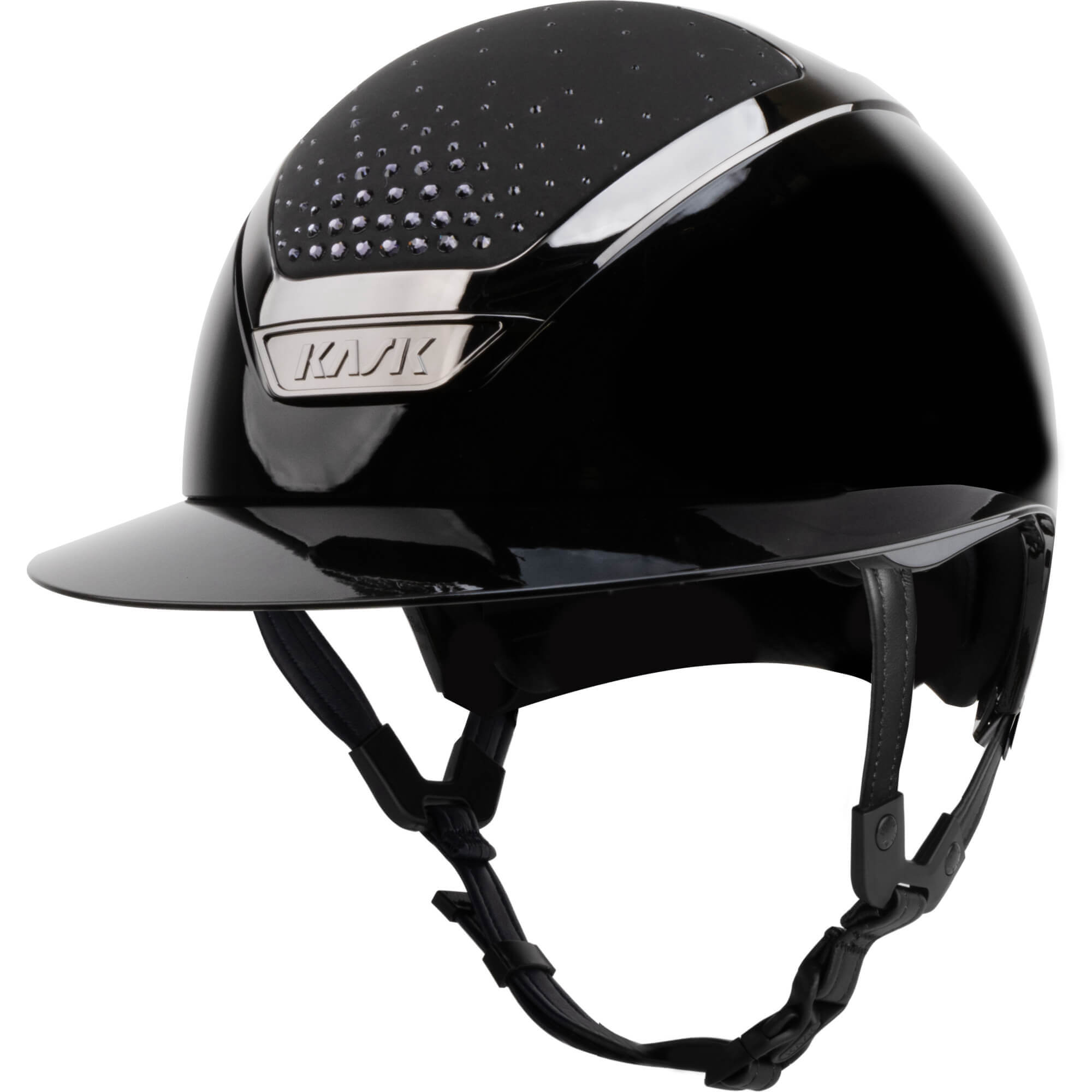 Kask Riding Helmet Star Lady Pure Shine Swarovski Passage Graphite ...