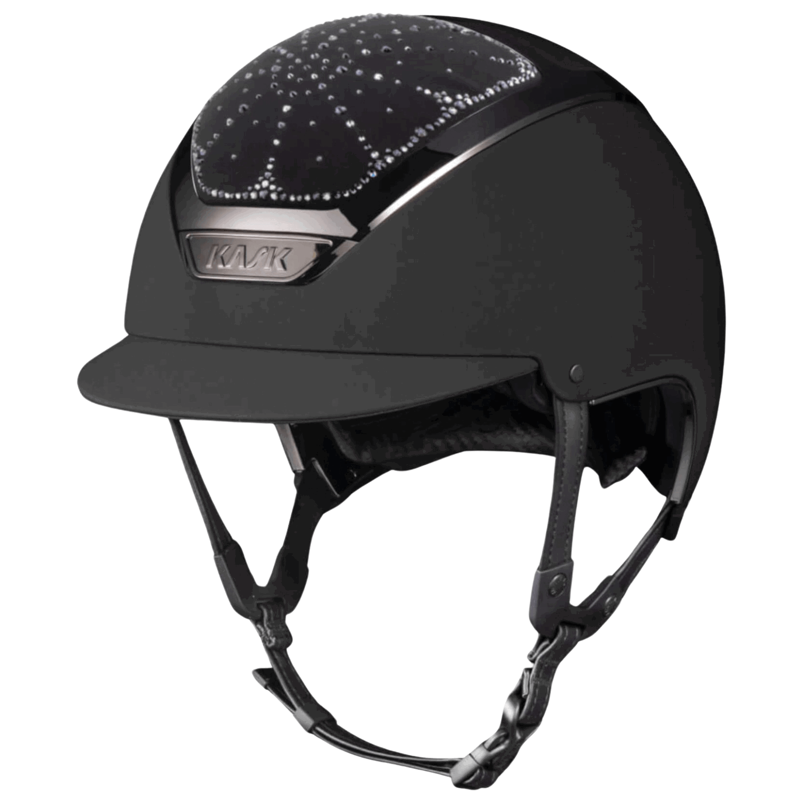 Kask Reithelm Dogma Chrome Swarovski Riviera Graphite Mix | FUNDIS Reitsport