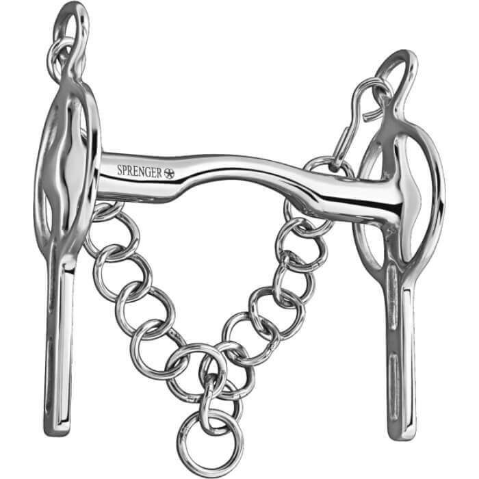 HS Sprenger Driving Curb Bit Liverpool Curb Bit with Slight Freedom of ...
