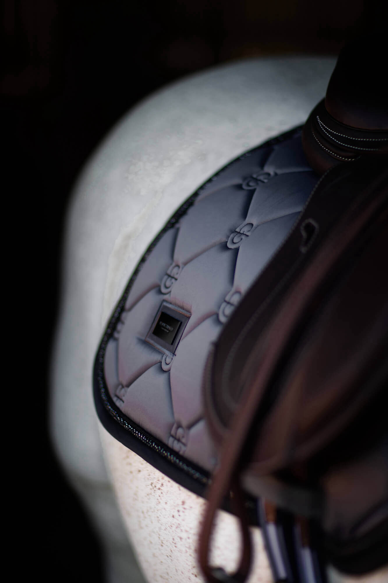 Equestrian Stockholm Jumping Saddle Pad Winter Shadow | FUNDIS Equestrian