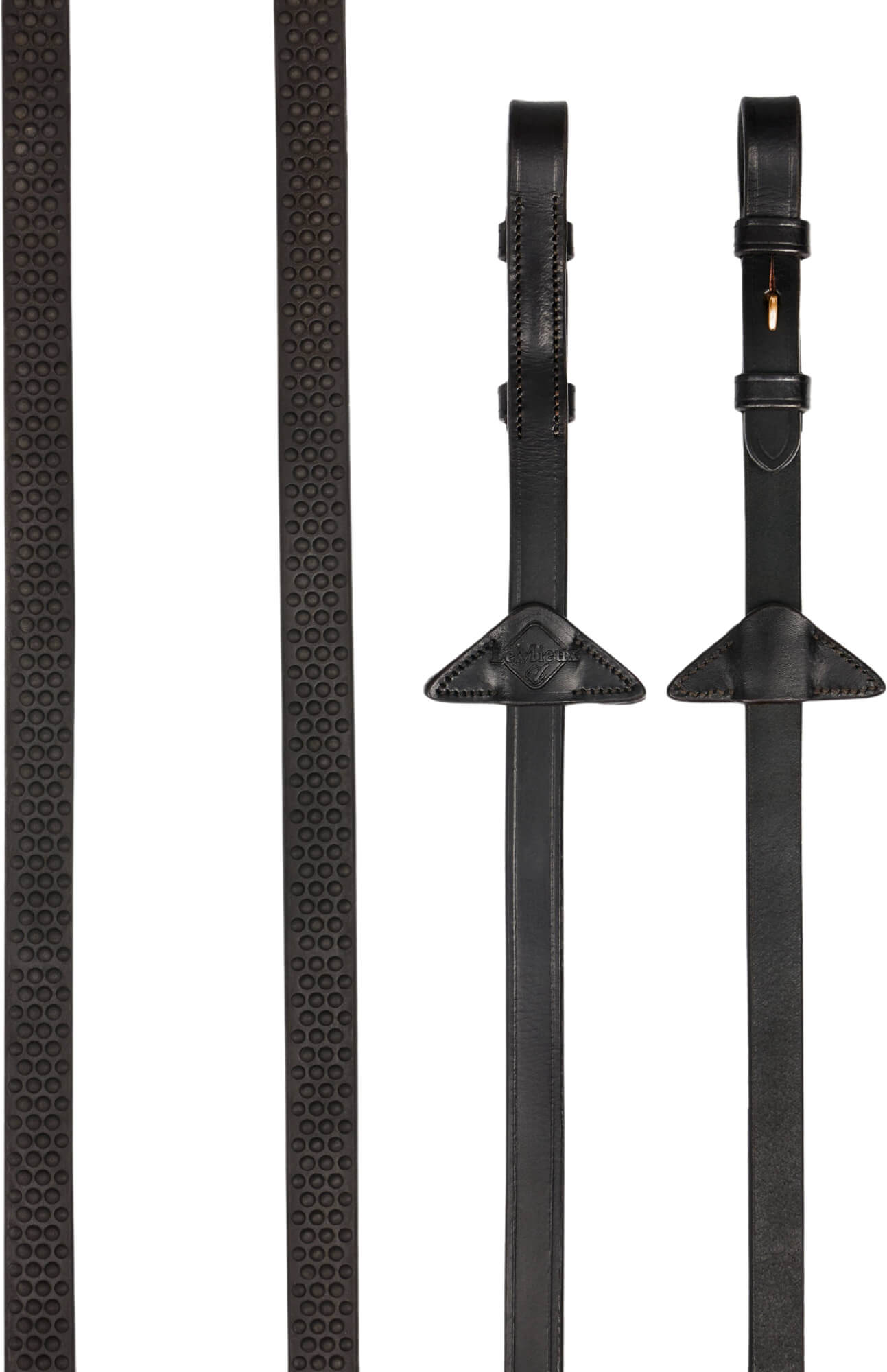 LeMieux Reins Soft Rubber without Leather Hand Grips | FUNDIS Equestrian
