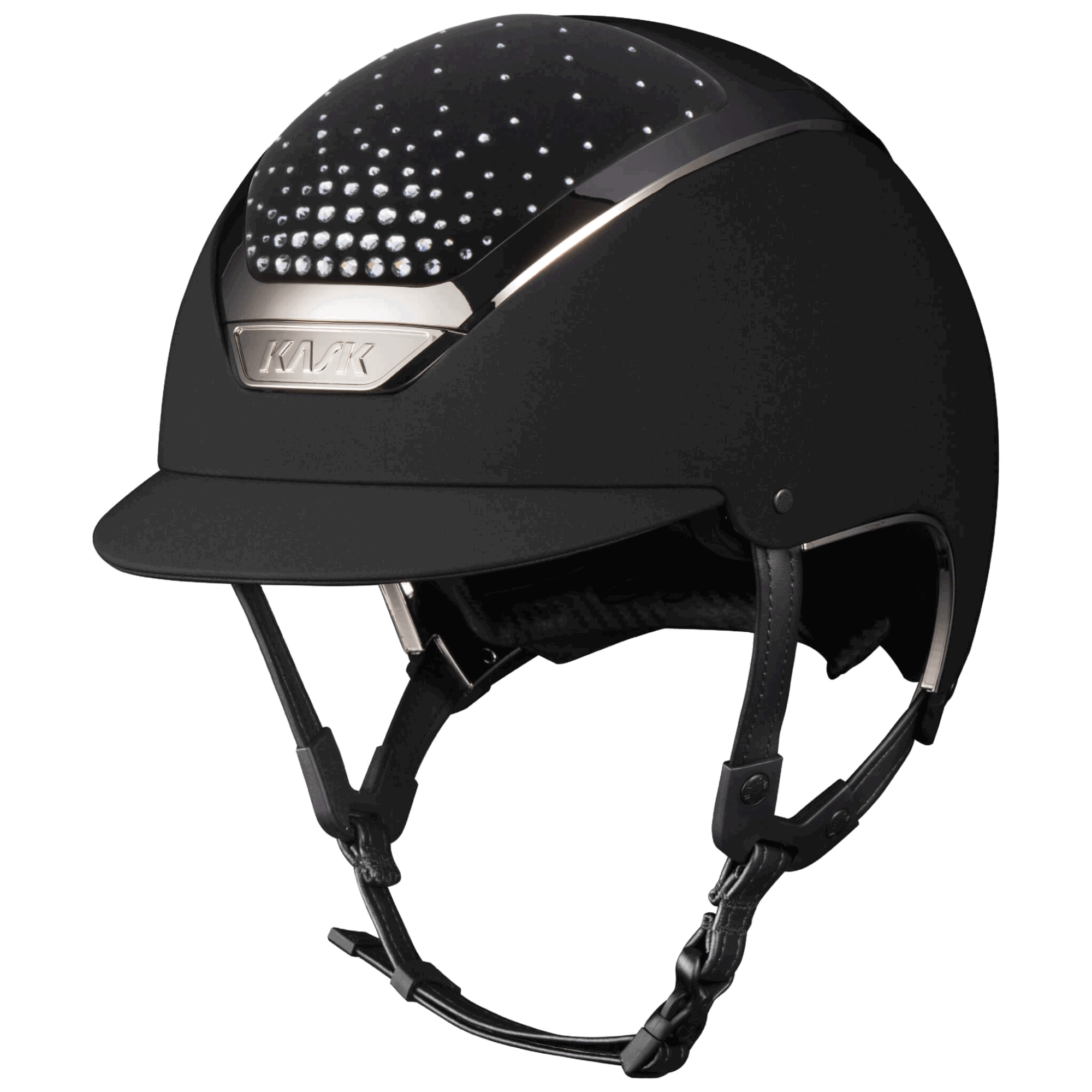 Kask Riding Helmet Dogma Chrome Swarovski Passage Crystal Shade ...