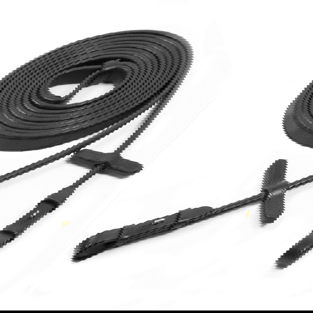 Schockemöhle Sports Round Sewn Double Bridle Reins with Bridle Hook ...