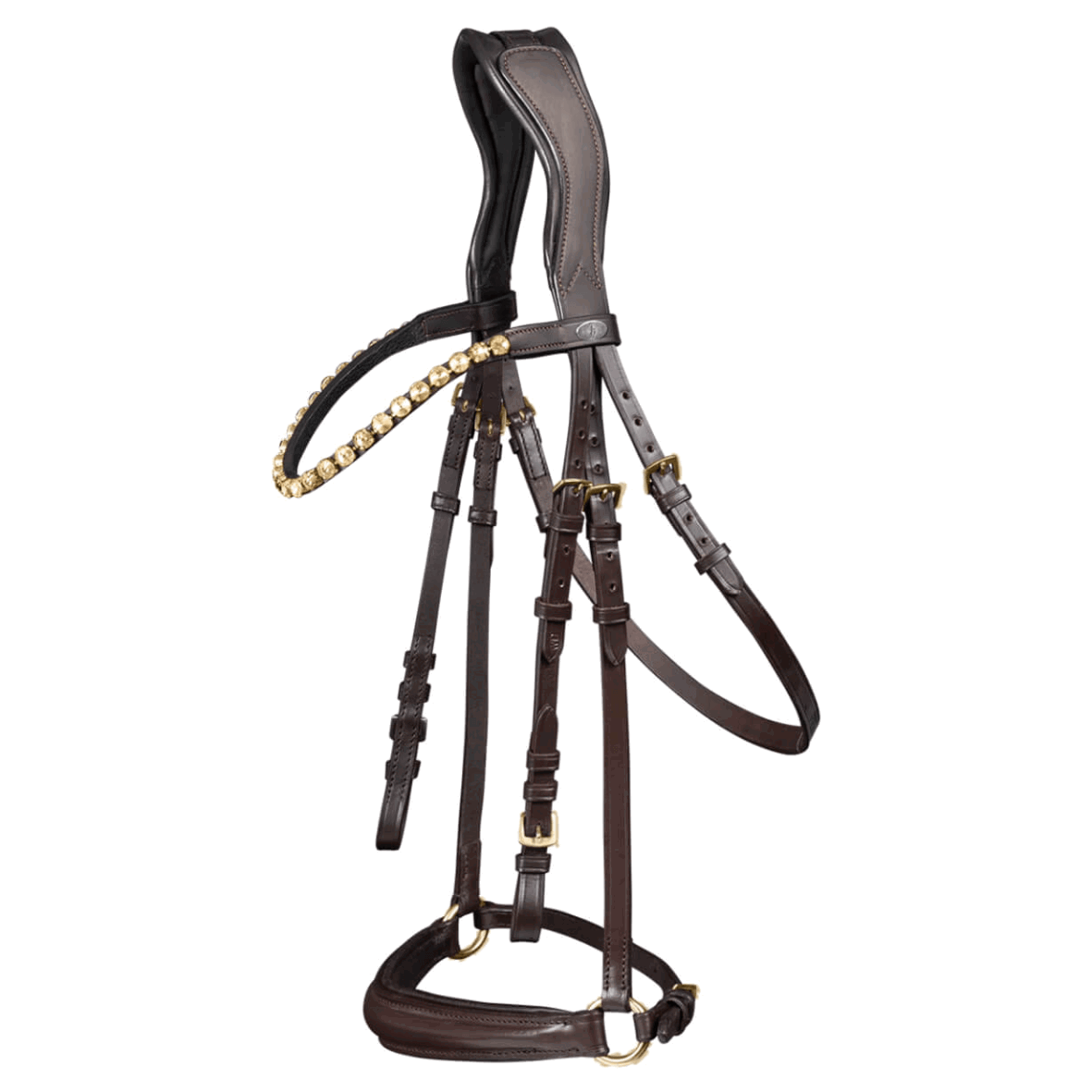 Waldhausen Bridle X-Line Goldheart | FUNDIS Equestrian