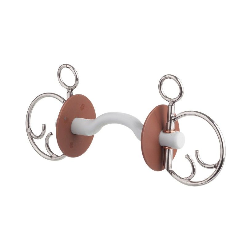 Beris Kimblewick Bit with Tongue Port Snaffle | FUNDIS Equestrian