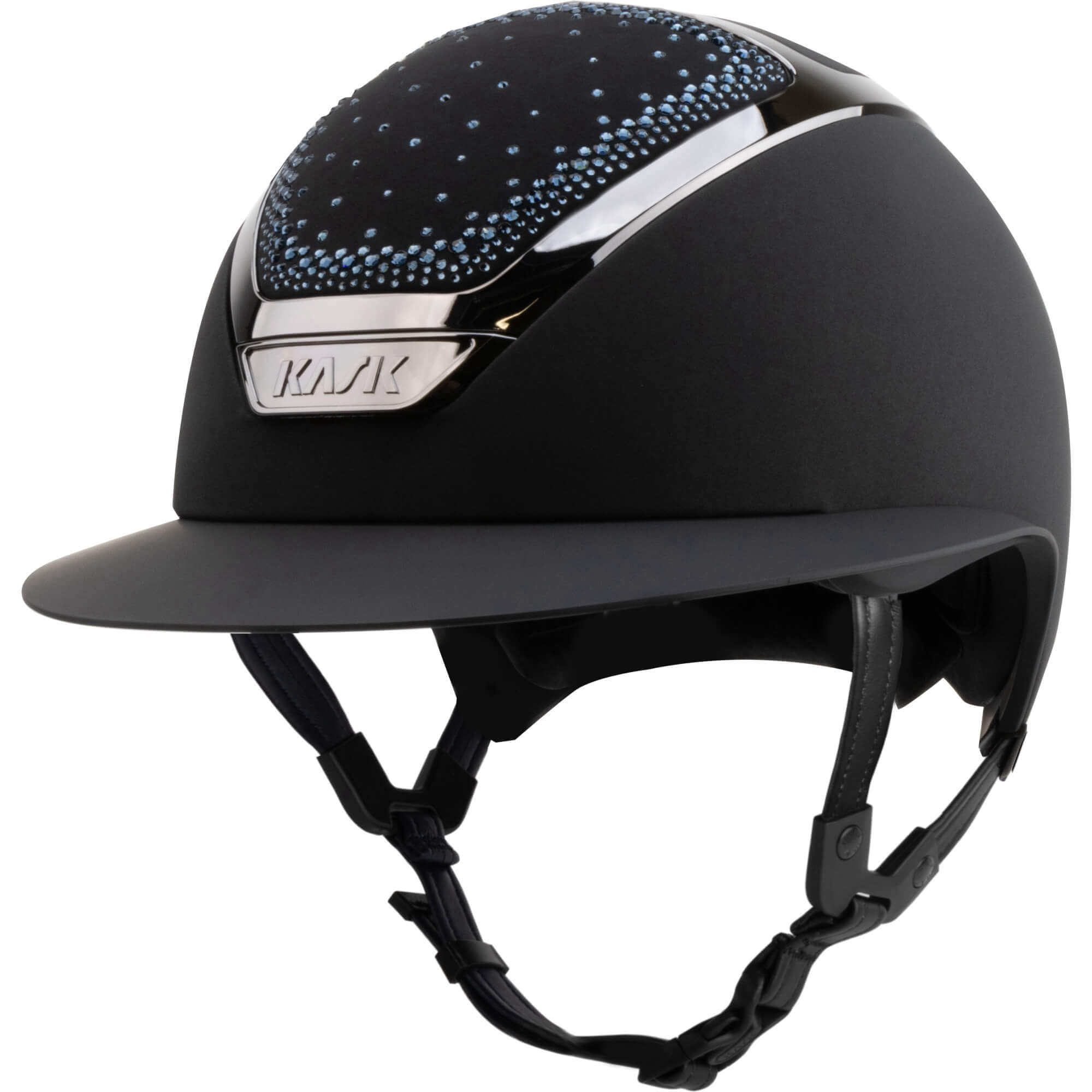 Kask Reithelm Star Lady Chrome Swarovski In-Out Montana | FUNDIS Reitsport
