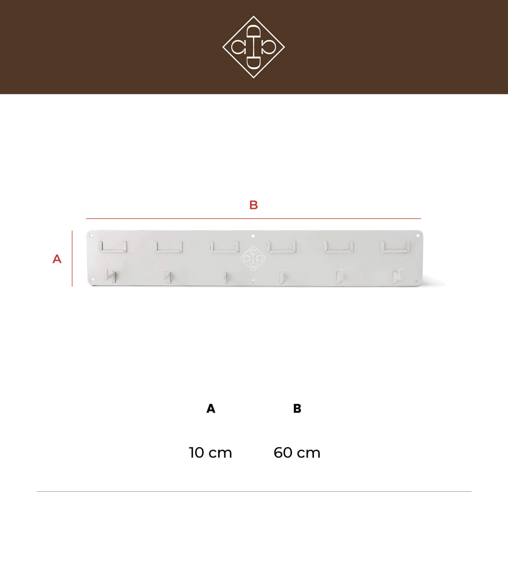 Grooming Deluxe Bridle Rack with 6 Hooks and Name Tag | FUNDIS Equestrian