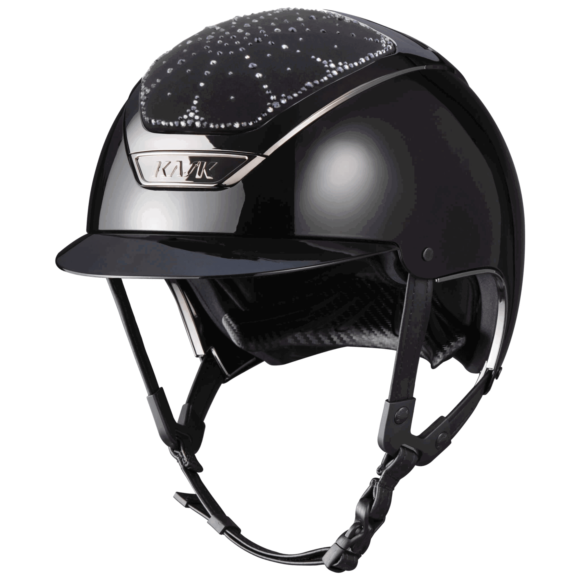 Kask Reithelm Dogma Pure Shine Swarovski Riviera Graphite Mix | FUNDIS Reitsport
