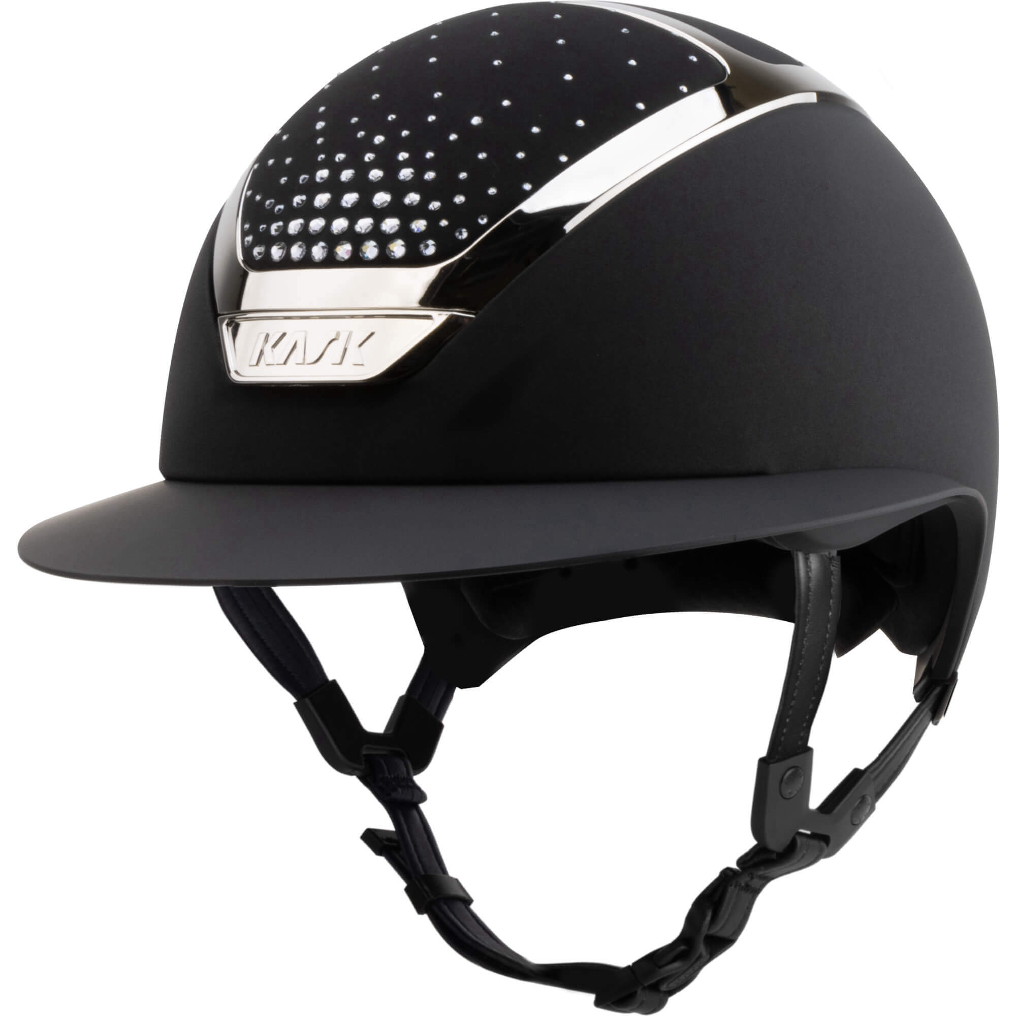 Kask Riding Helmet Star Lady Chrome Swarovski Passage Crystal Shade ...