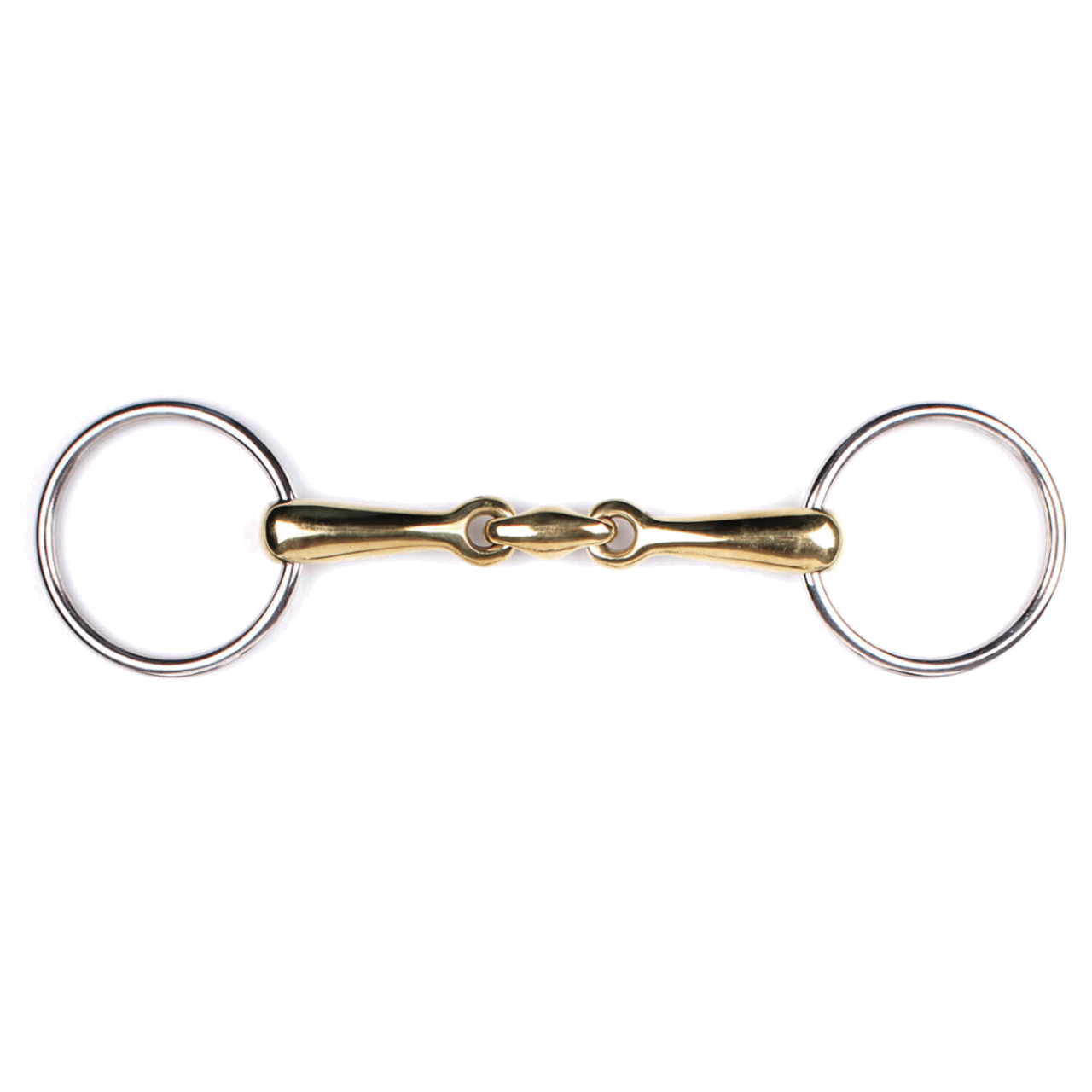 QHP Double Broken Loose Ring Bit Argentan | FUNDIS Equestrian